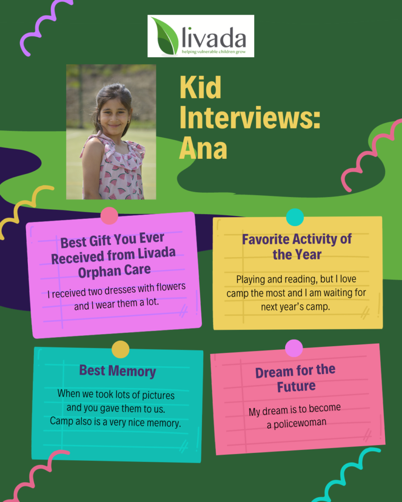 Kid Interviews - Livada Orphan Care