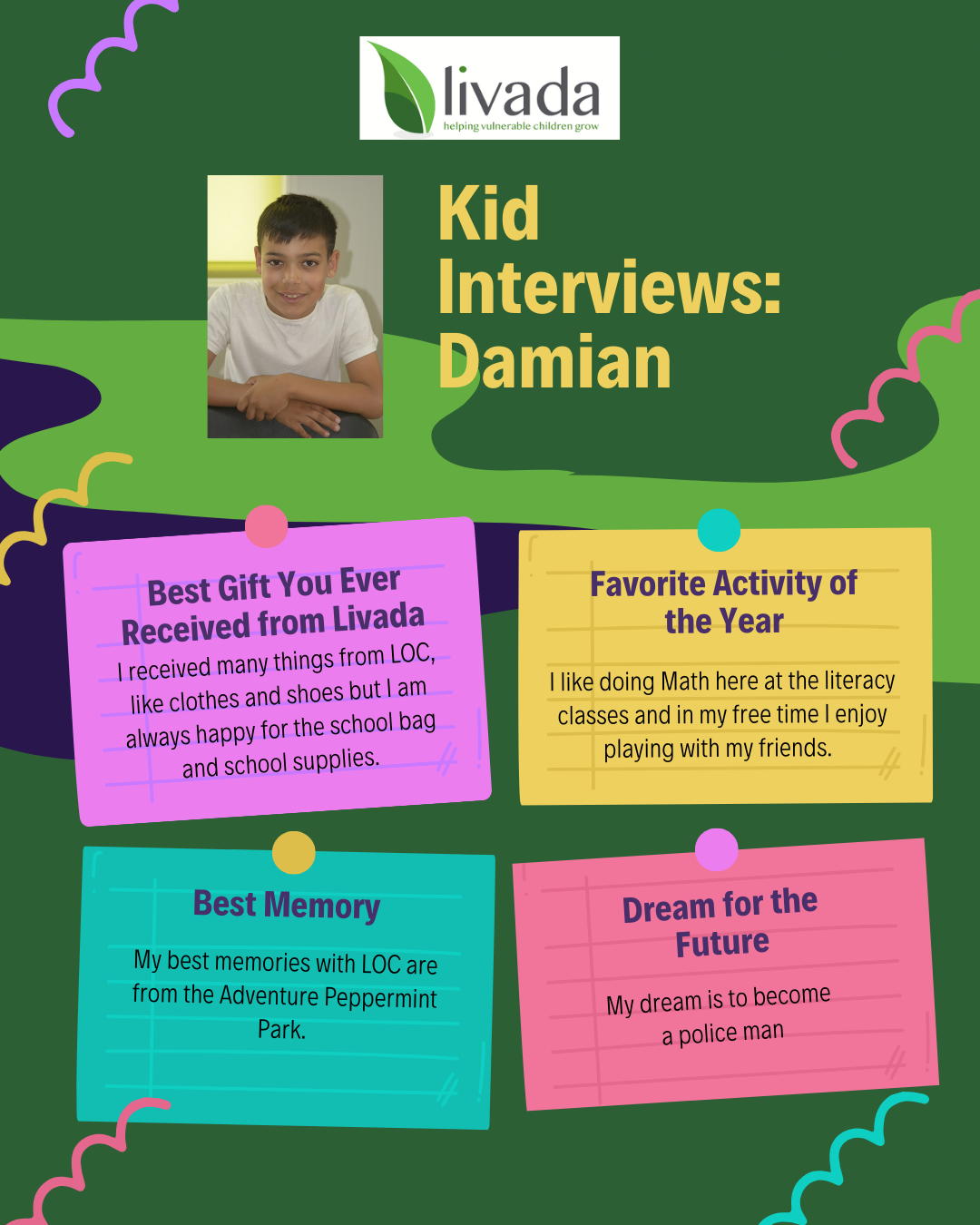 Kid Interviews - Livada Orphan Care